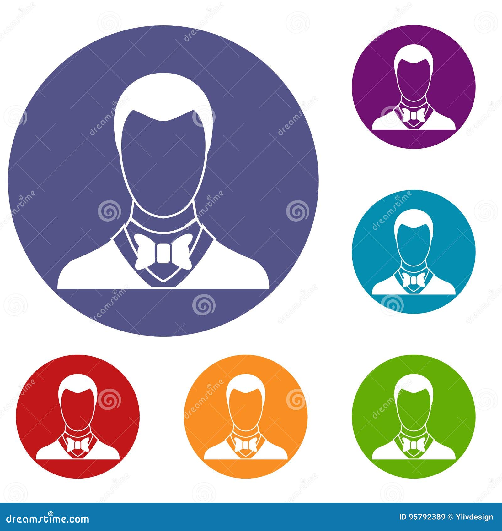 Groom icons set stock vector. Illustration of blue, modern - 95792389