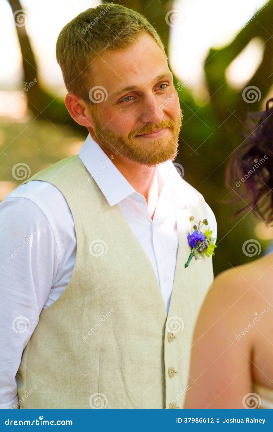 Groom Looking at Bride stock photo. Image of relationships - 37986612