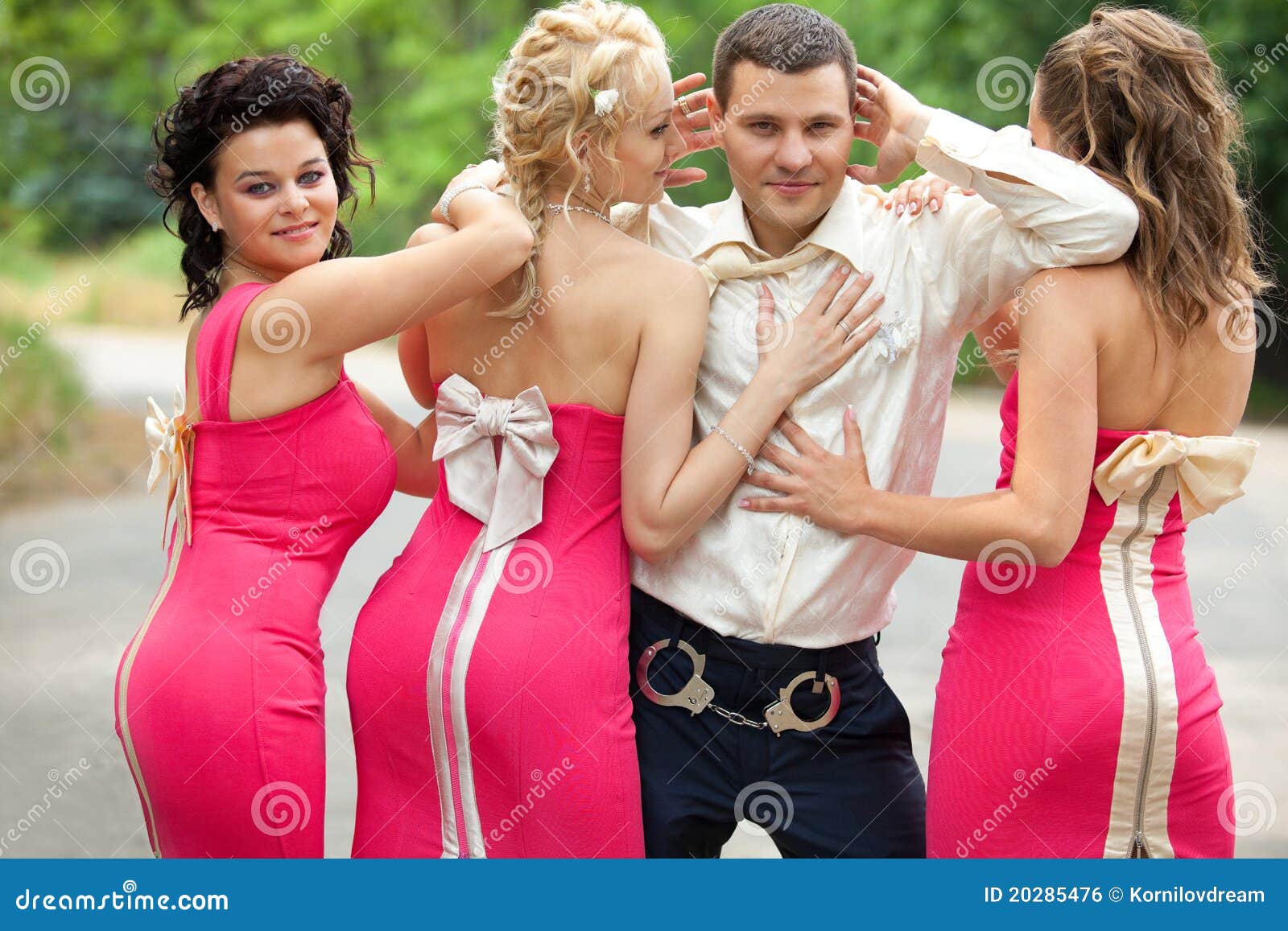 Groom in manacles stock photo. Image of celebration, lifestyle - 20285476