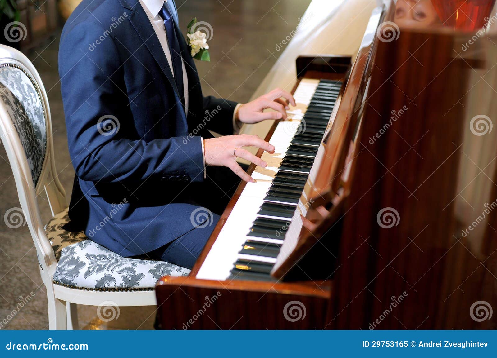 Playing Piano stock image. Image of unrecognizable, human - 29753165