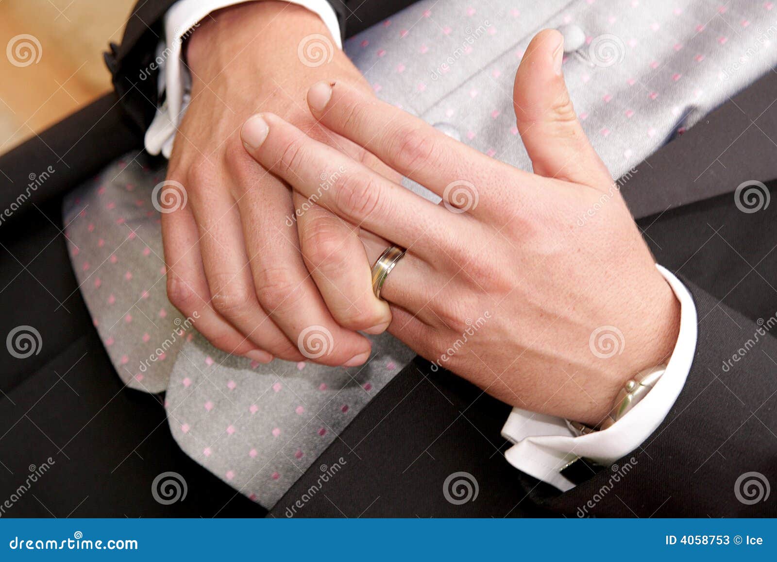 Groom Ring stock image. Image of hands, ring, black, holding - 4058753