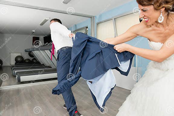 Groom running away stock image. Image of lifestyle, healthy - 224055937