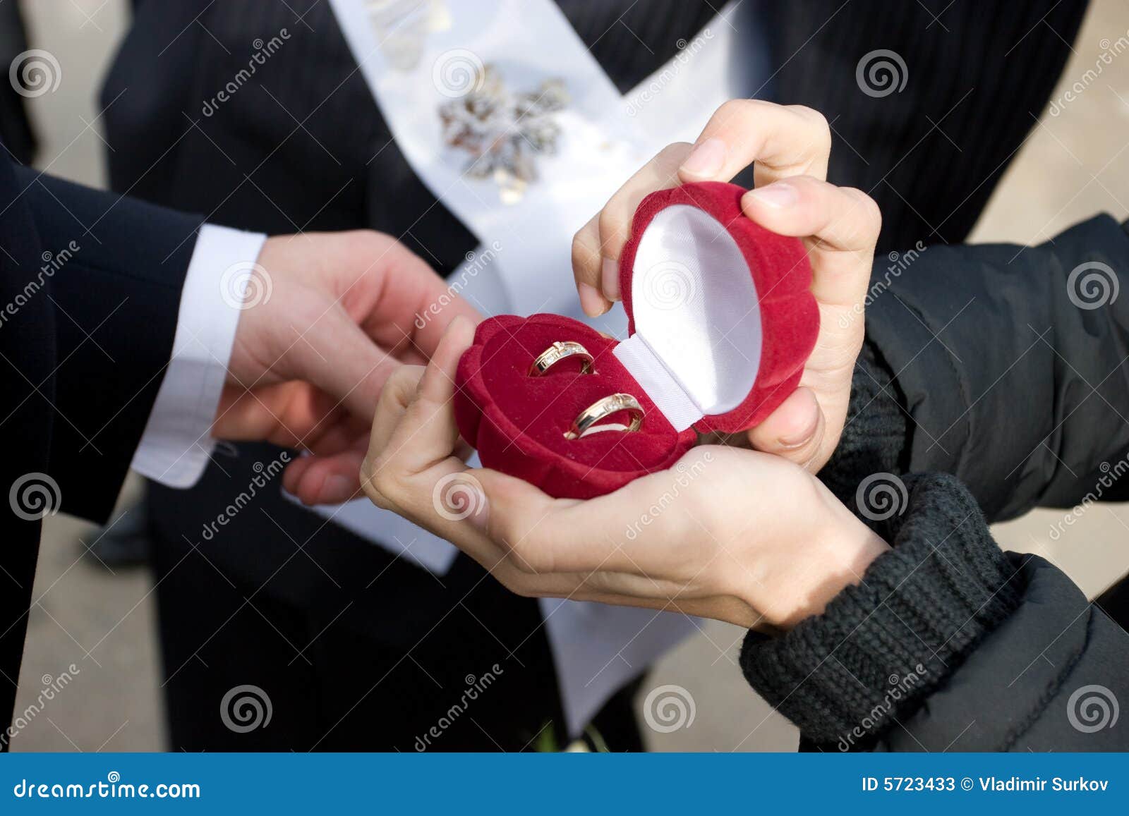 Groom Takes Off Wedding Rings Stock Image - Image of love, metal: 5723433