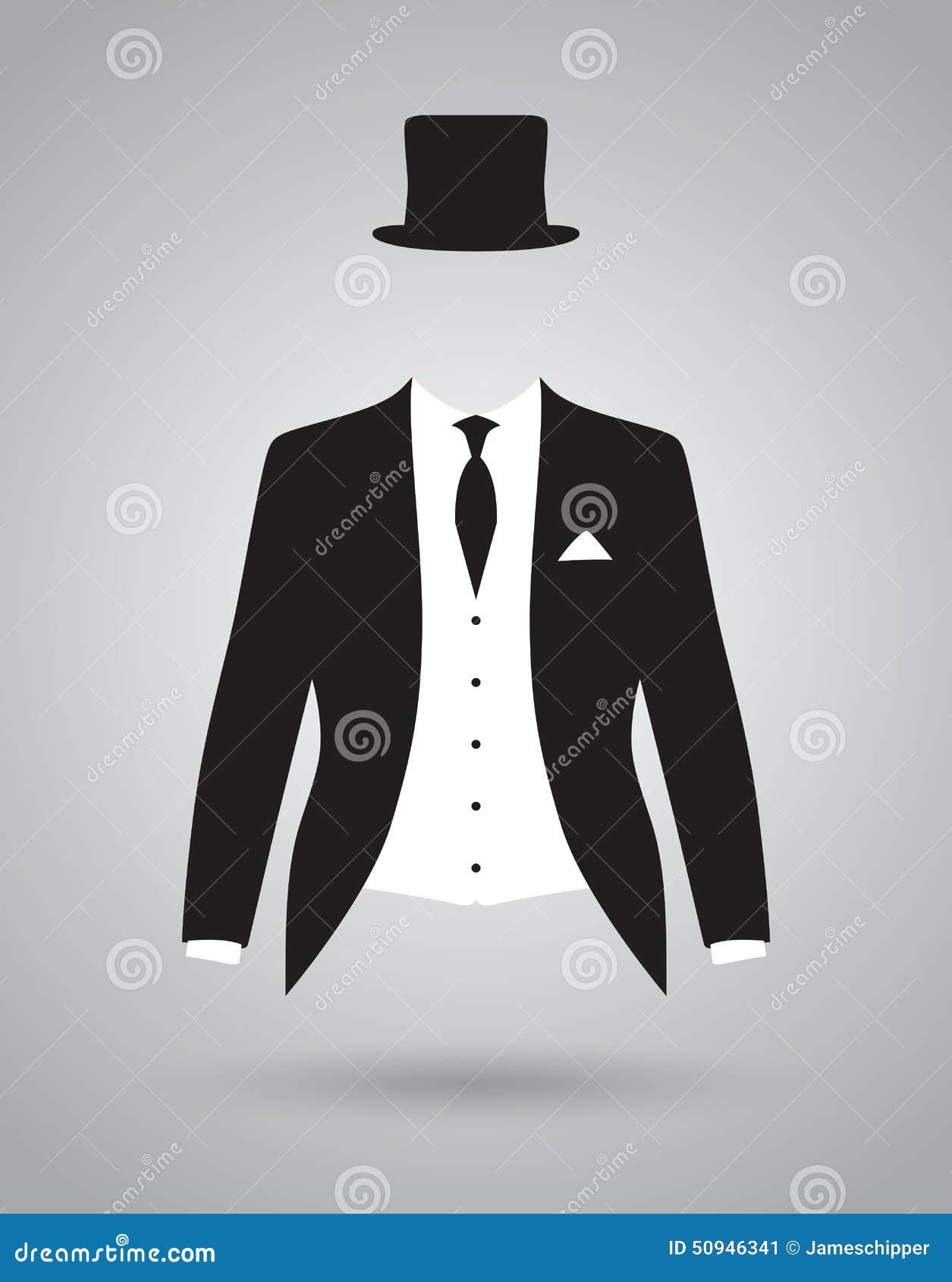 Grooms suit jacket outfit stock vector. Illustration of neck - 50946341