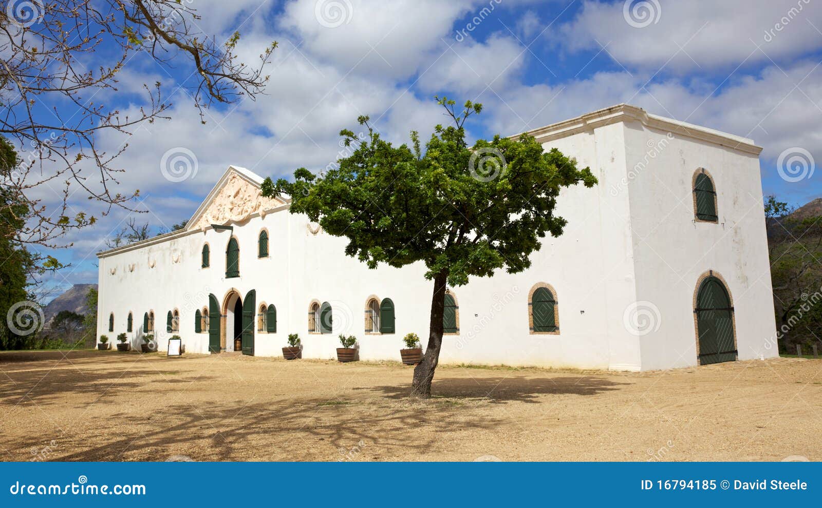 Groot Constantia Wine Cellar Stock Image - Image of historical ...