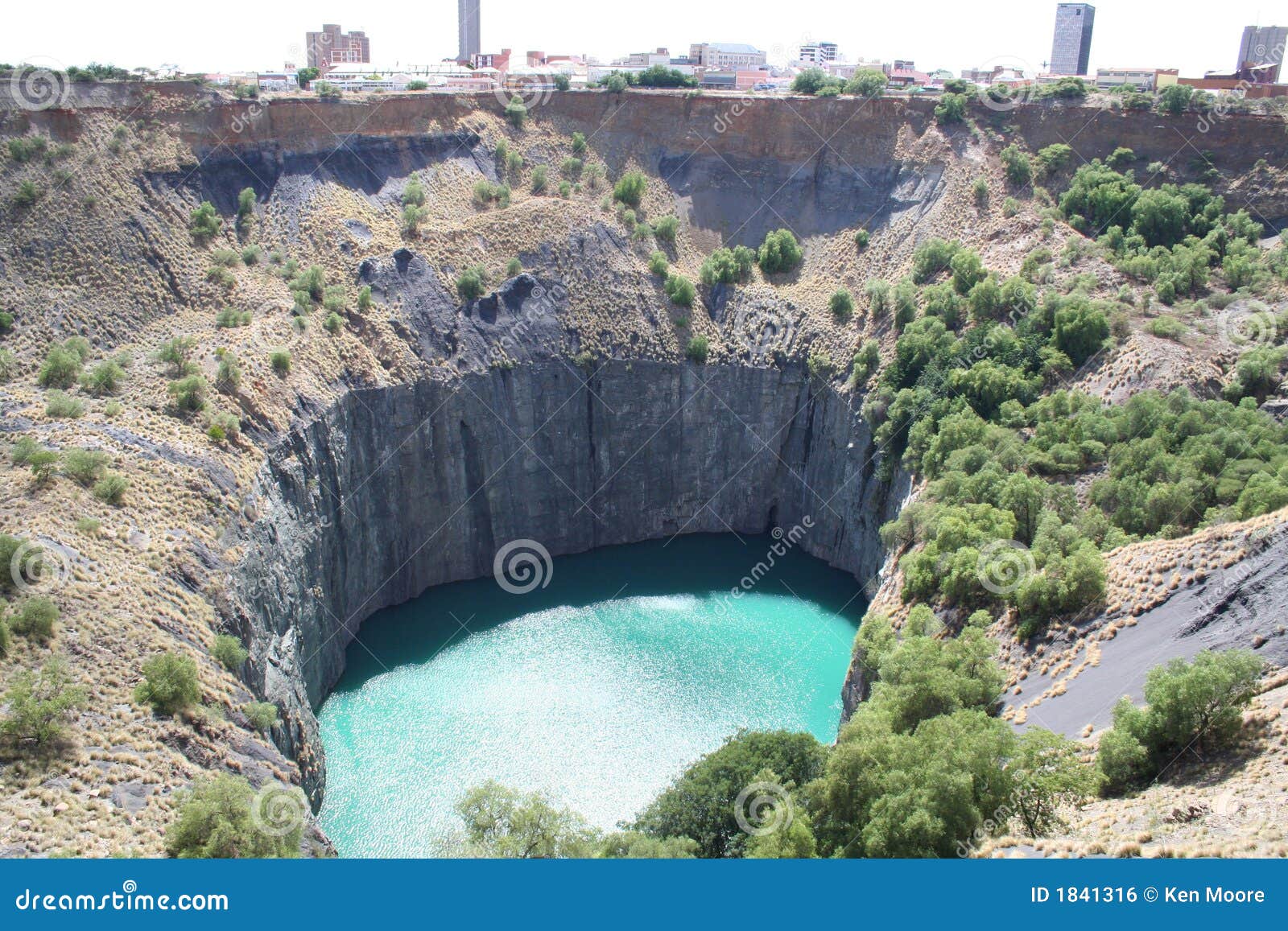 Groot Gat 1 van Kimberley stock foto. Image of graven - 1841316