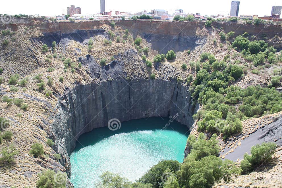 Groot Gat 1 van Kimberley stock foto. Image of graven - 1841316