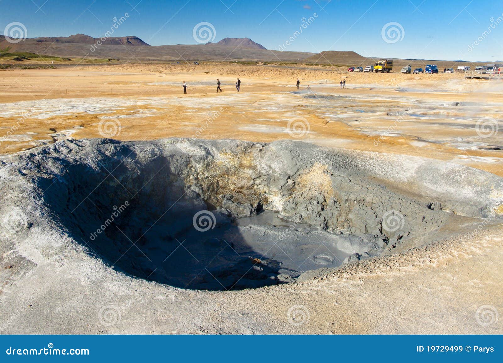 Groot Gat - Namafjall, IJsland. Stock Afbeelding - Image of naughty ...