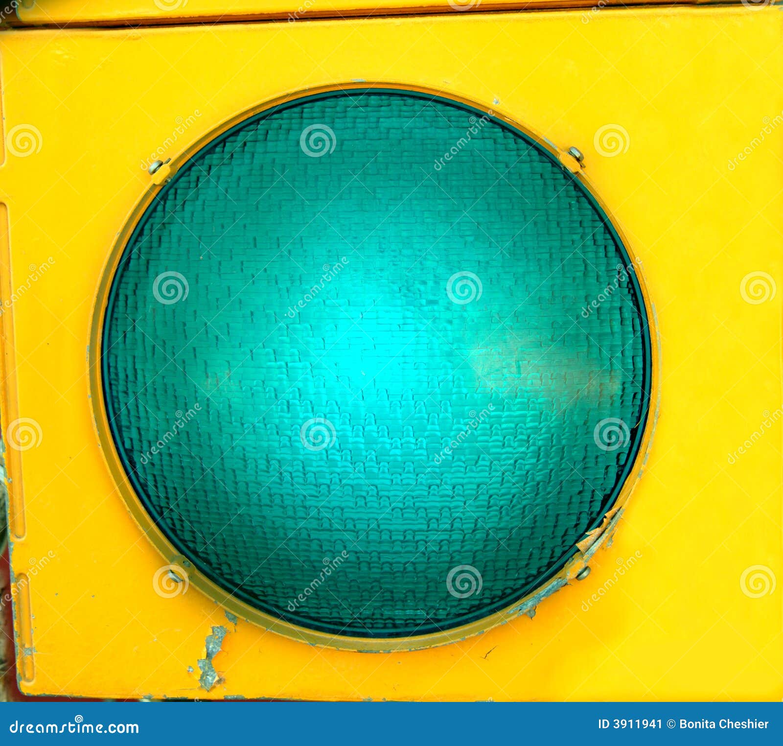 Groot Groen Licht stock afbeelding. Image of reis, signaal - 3911941