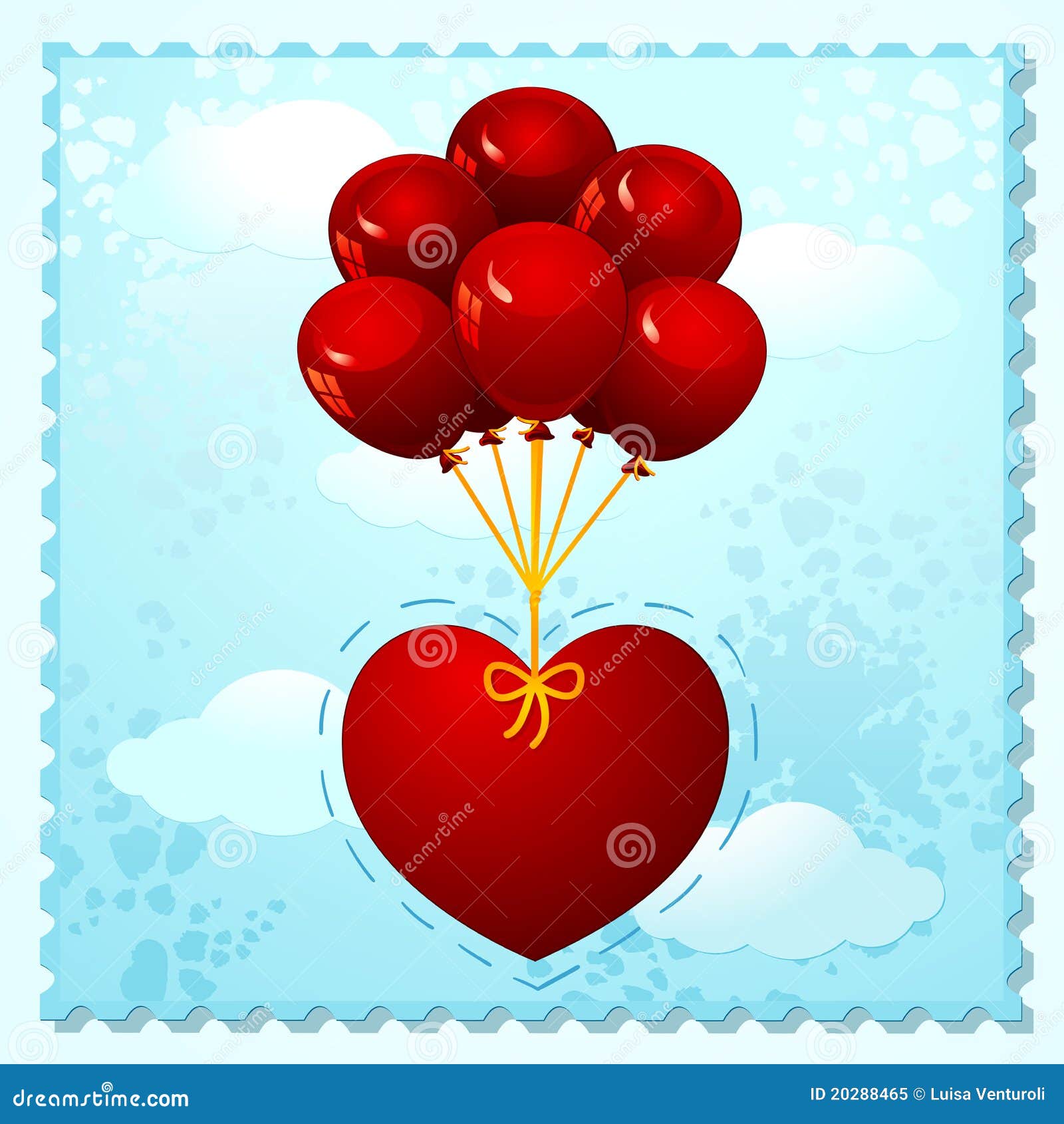 Groot hart vector illustratie. Illustration of hangen - 20288465