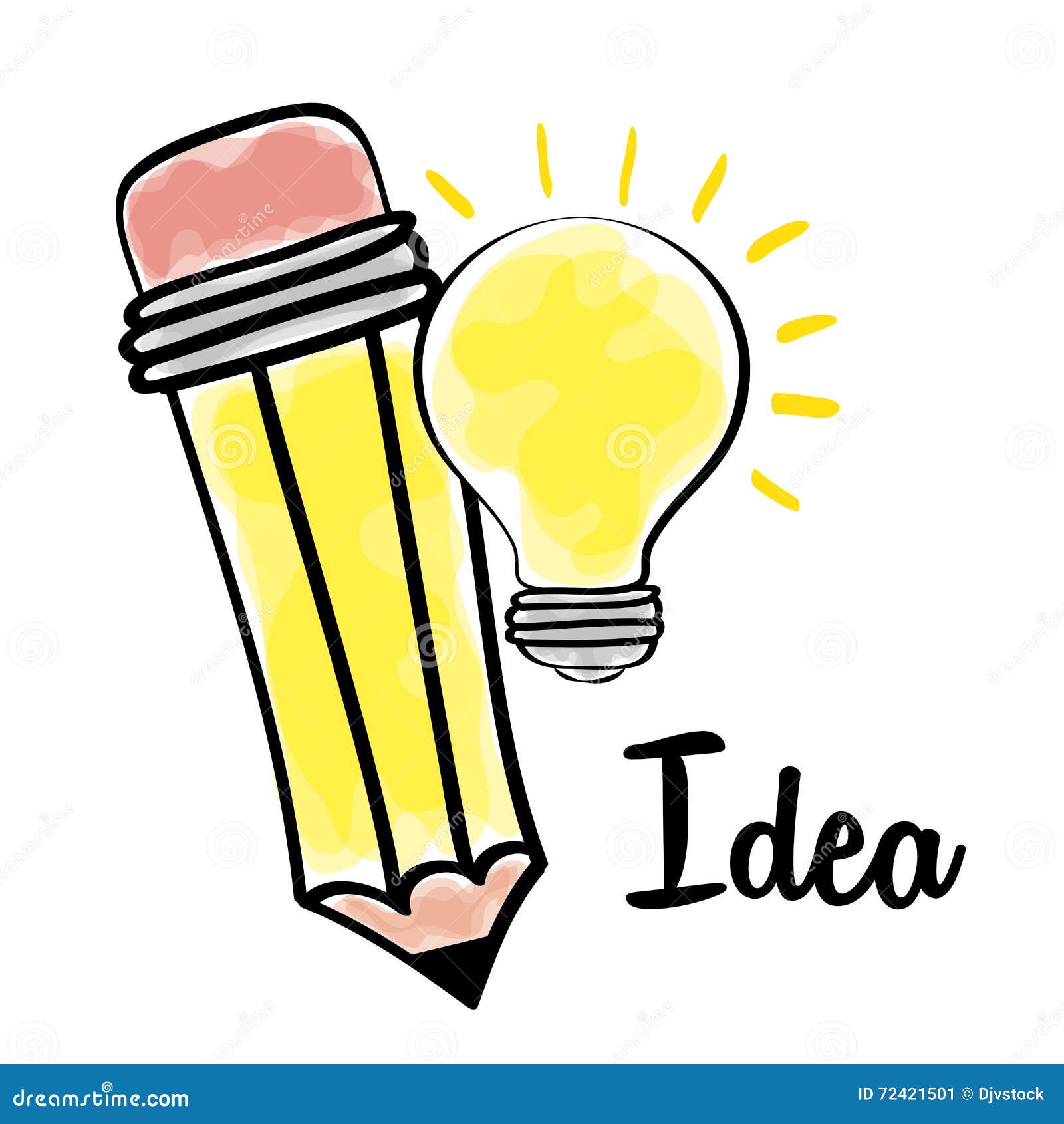 Groot Ideeontwerp Creatief Pictogram Trek Illustratie, Vector Vector ...