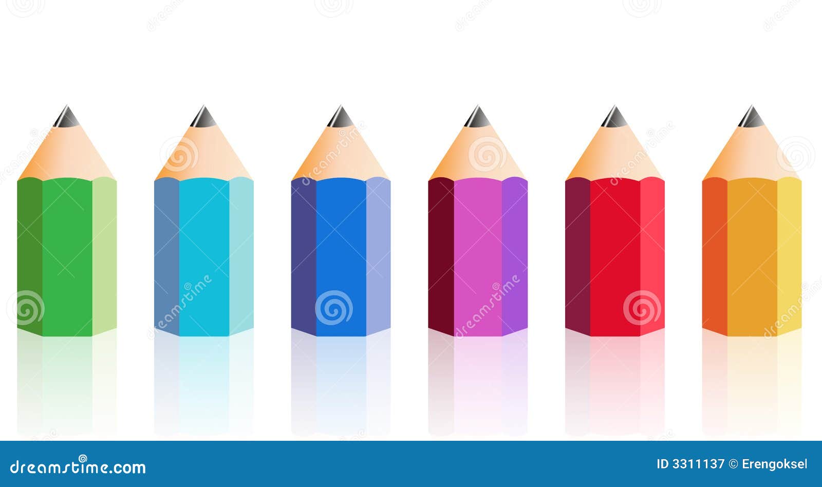 Groot Potlood stock illustratie. Illustration of literatuur - 3311137