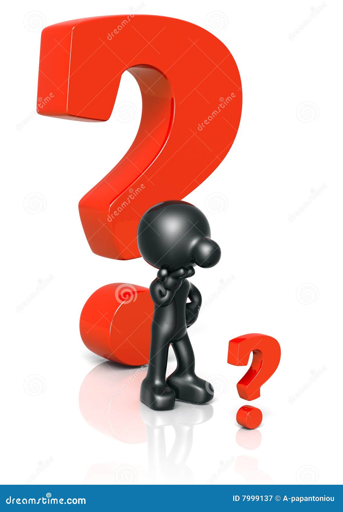 Groot Probleem stock illustratie. Illustration of beeldverhaal - 7999137