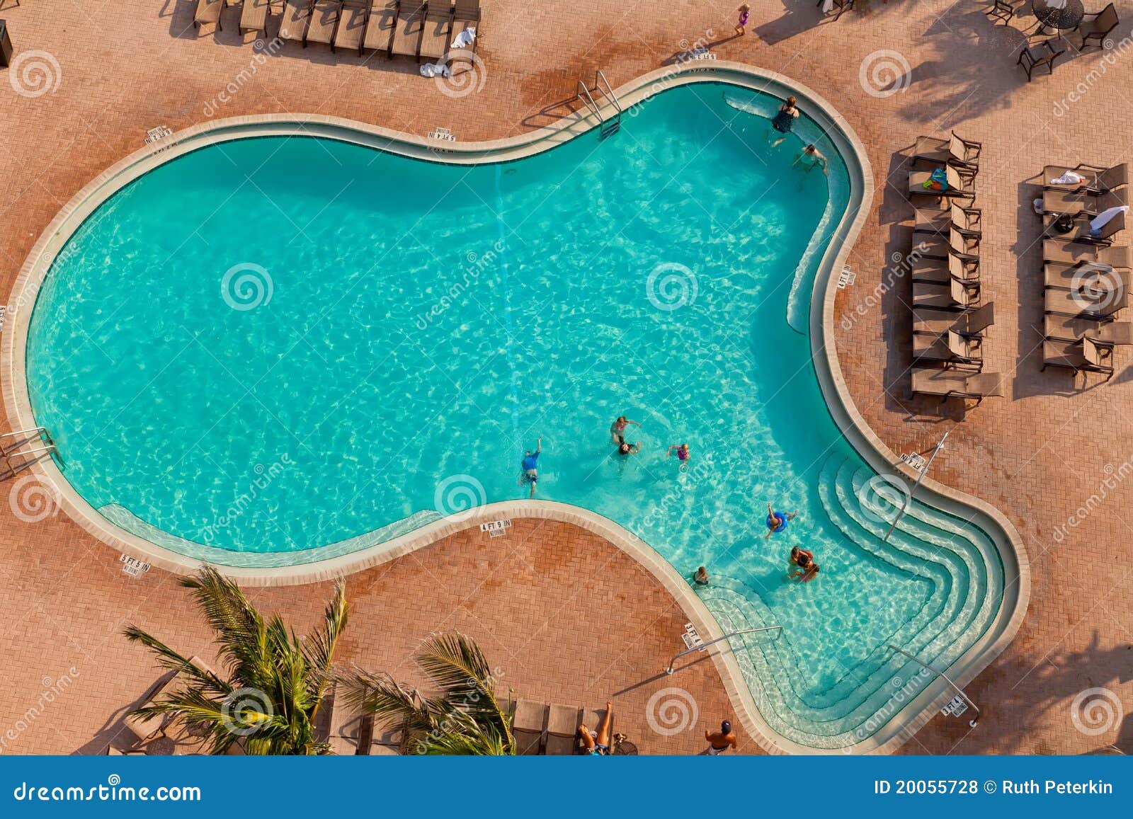 Groot Zwembad stock foto. Image of zitkamer, stoelen - 20055728