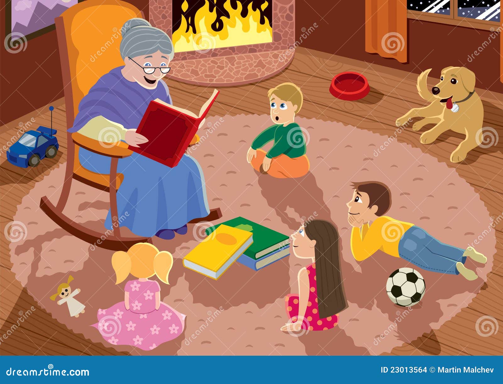 Grootmoeder vector illustratie. Illustration of grootmoeder - 23013564