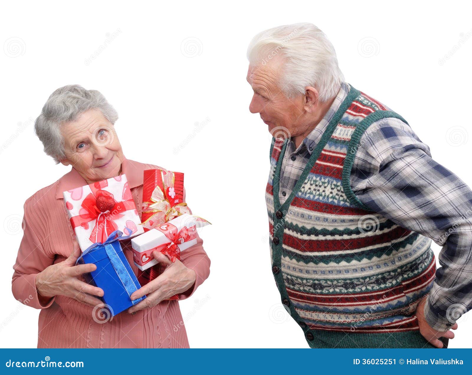 Grootmoeder En Grootvader Samen Stock Afbeelding - Image of gehuwd ...