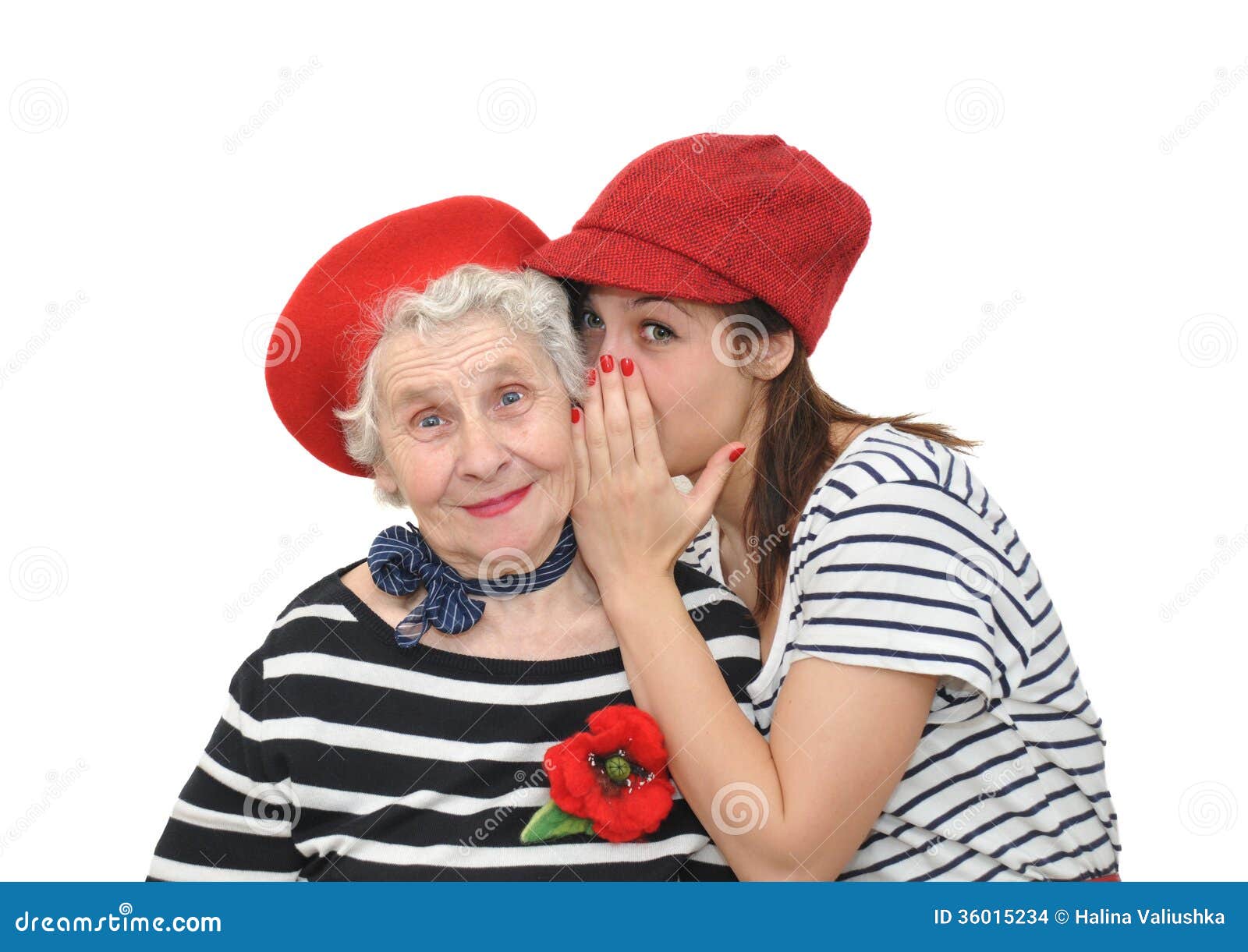 Grootmoeder En Kleindochter Stock Foto - Image of bejaarden, kleinkind ...