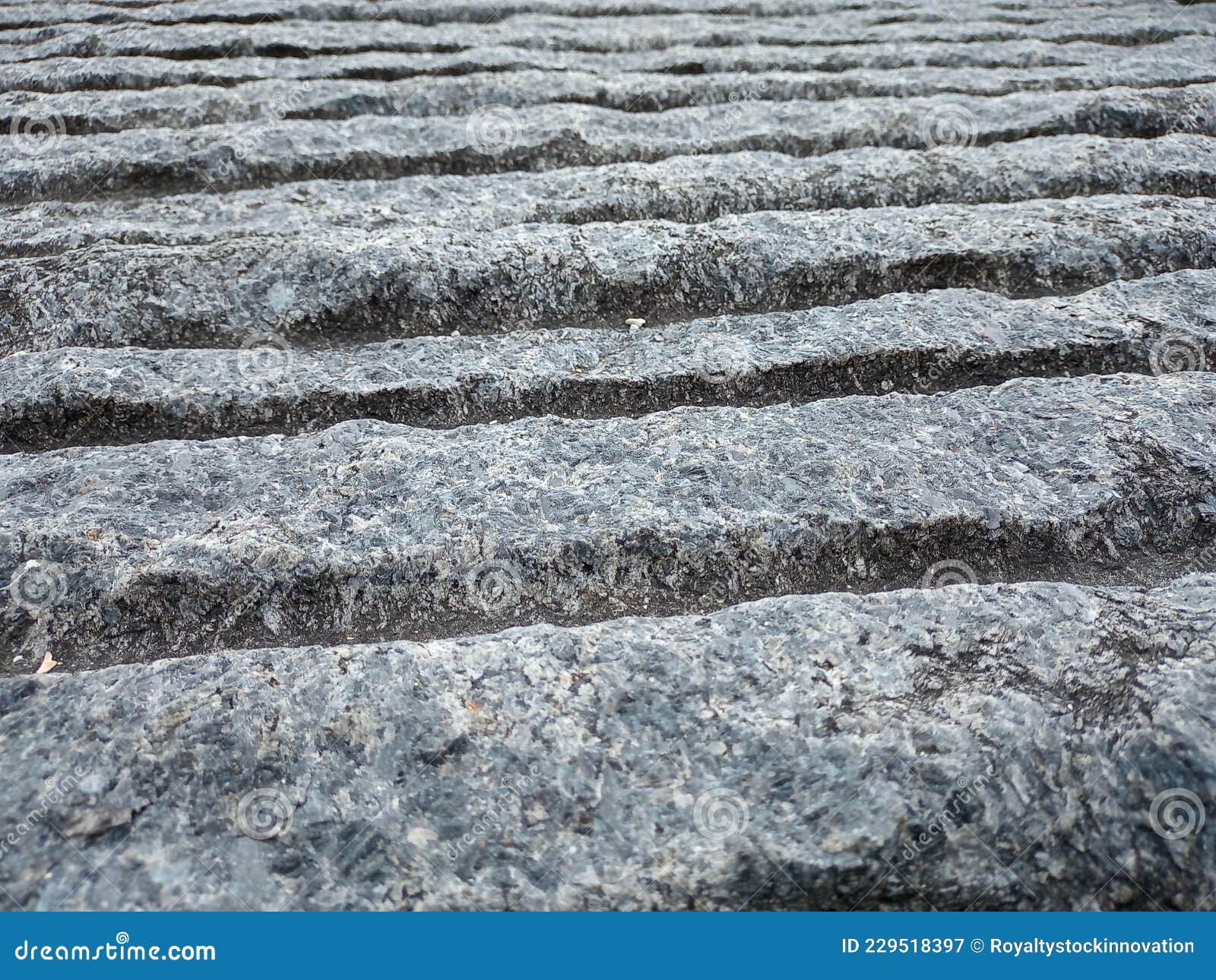 Grooving in Beach Side Boulder Grey Stock Image - Image of asphalt ...