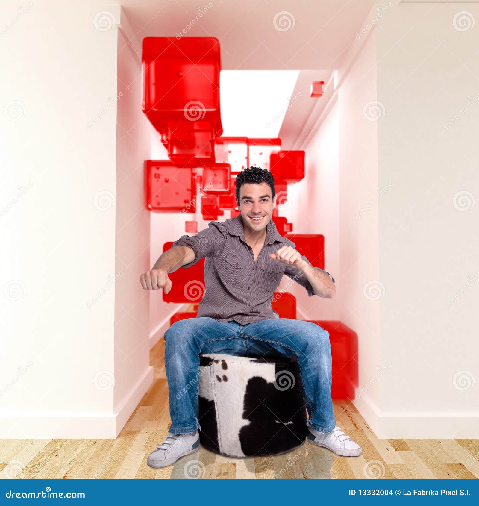 Groovy stock photo. Image of young, sitting, surreal - 13332004