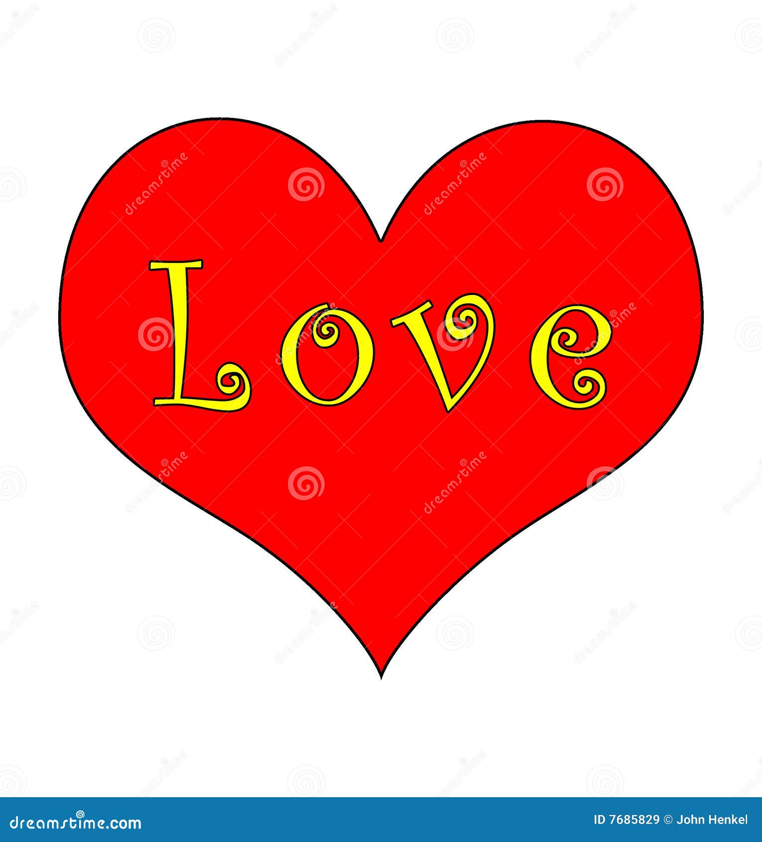 Groovy Heart and Love stock illustration. Illustration of artistic ...