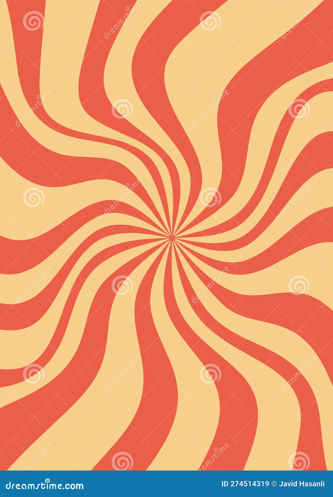 Groovy Hippie 70s Backgrounds. Waves, Swirl, Twirl Pattern Stock Vector ...
