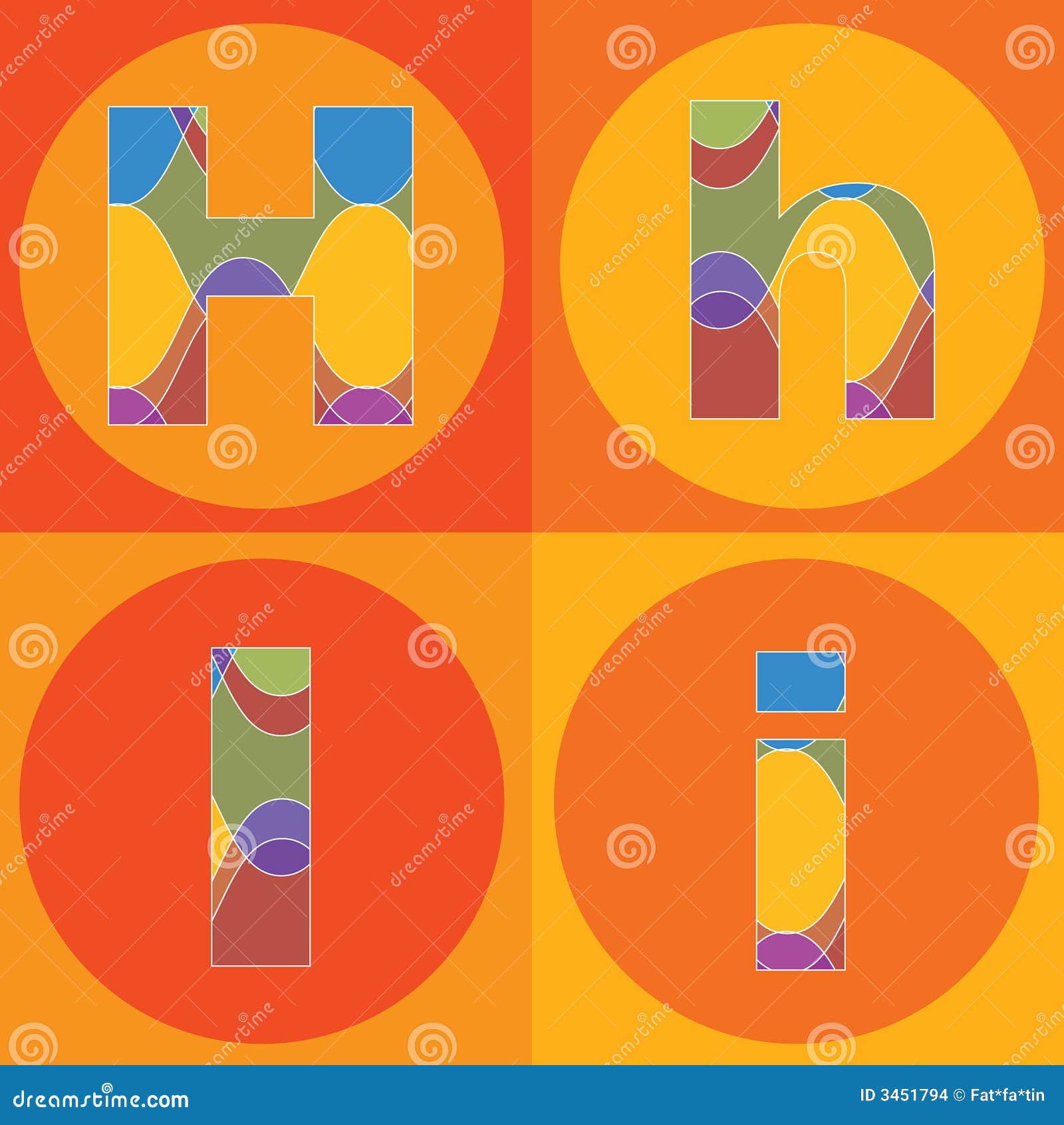 Groovy Lines ALPHABETS Quads Stock Vector - Illustration of blue ...