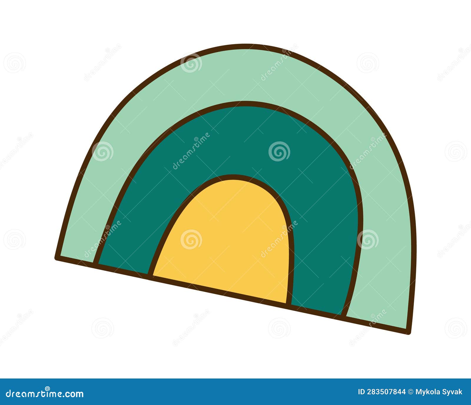 Groovy Retro Arch stock vector. Illustration of psychedelic - 283507844