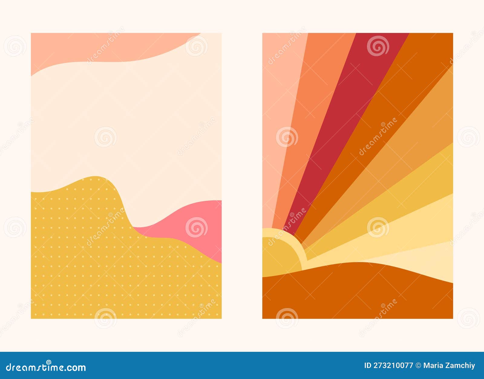 Groovy Retro Backgrounds Pack, 70s Nostalgia and Positive Vibes, Bright ...