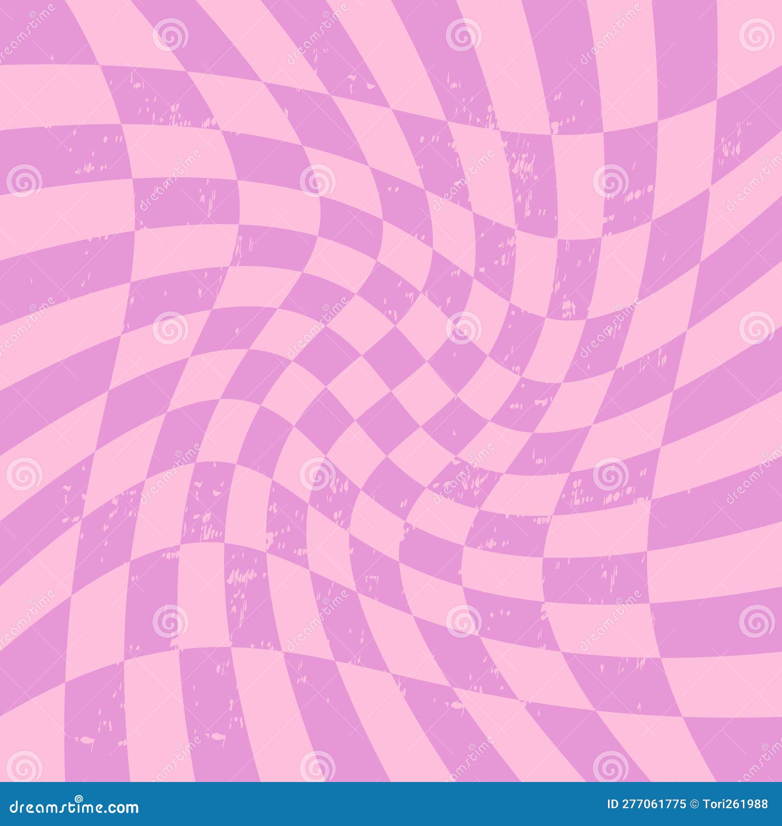 Groovy and Retro Boho Cute Checkerboard Pattern Stock Vector ...