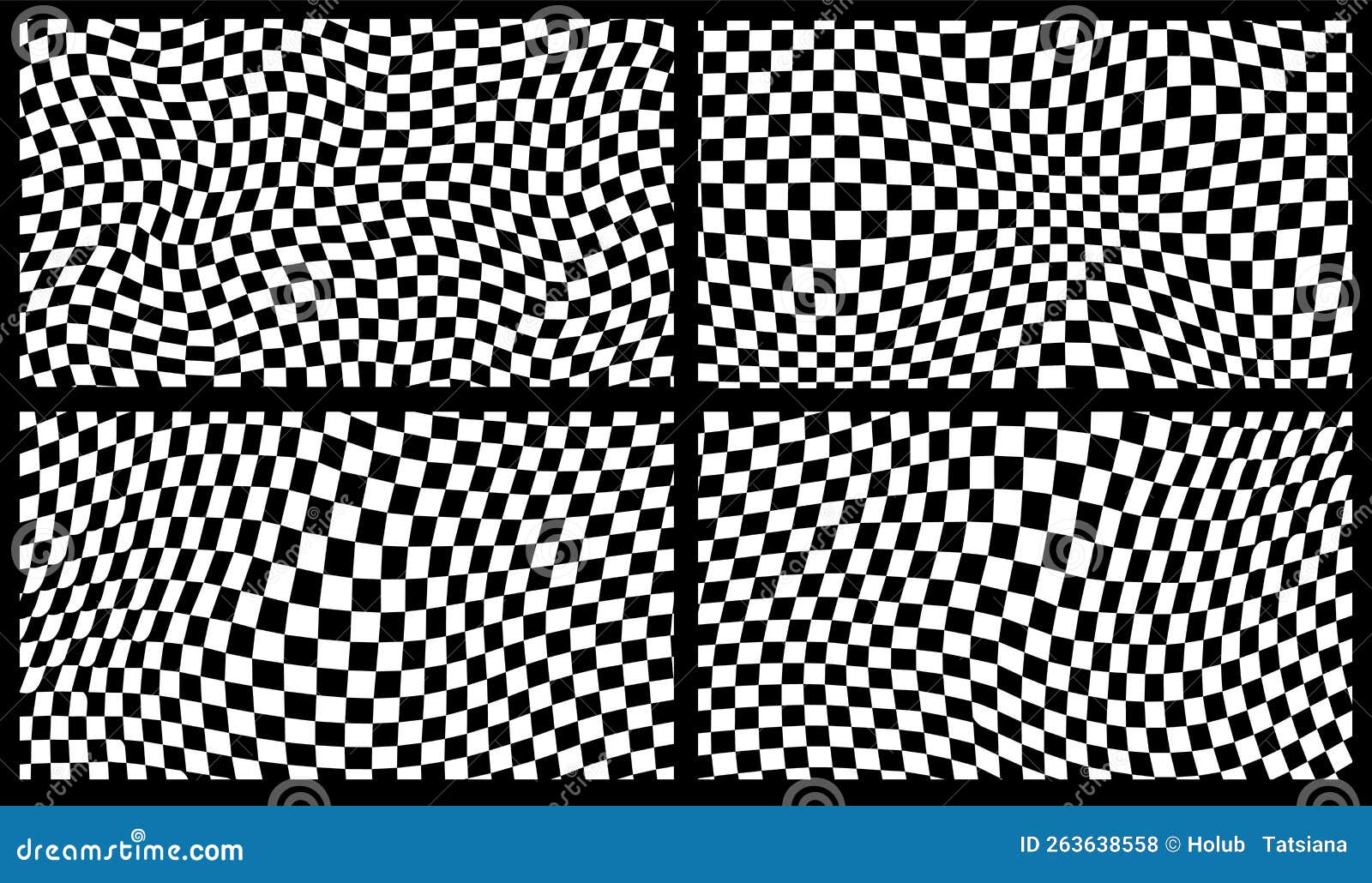 Groovy Retro Pattern Background in Psychedelic Checkered Backdrop Style ...