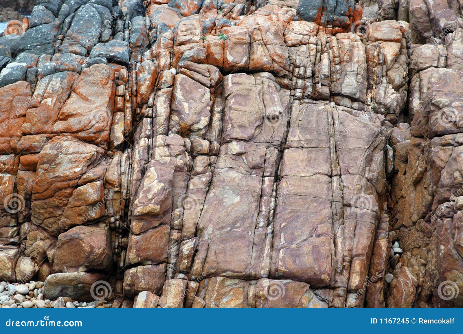 Groovy Texture in Orange Red Rock Wall Stock Image - Image of orange ...