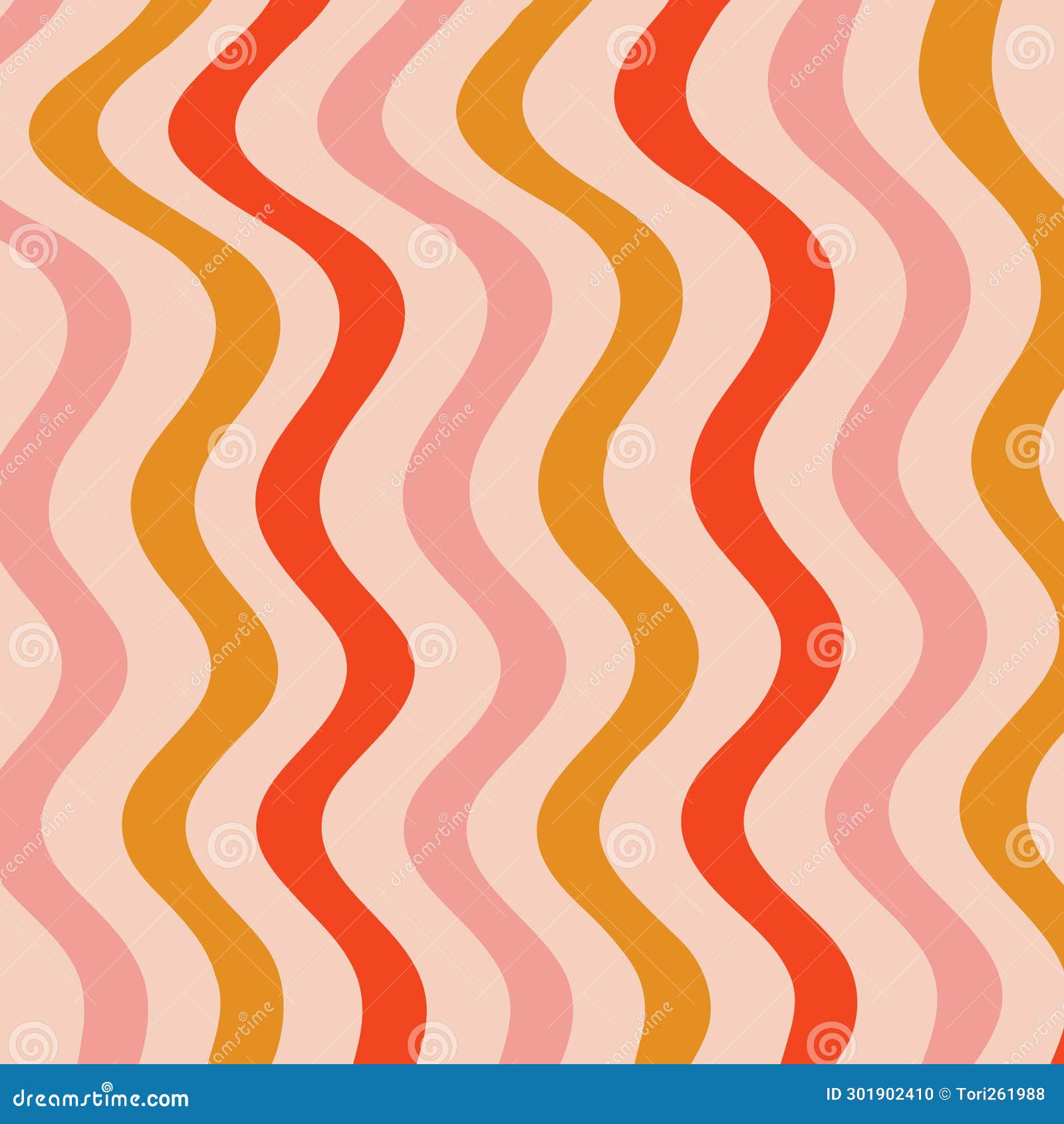 Groovy Wave Lines Pattern Background Stock Vector - Illustration of ...