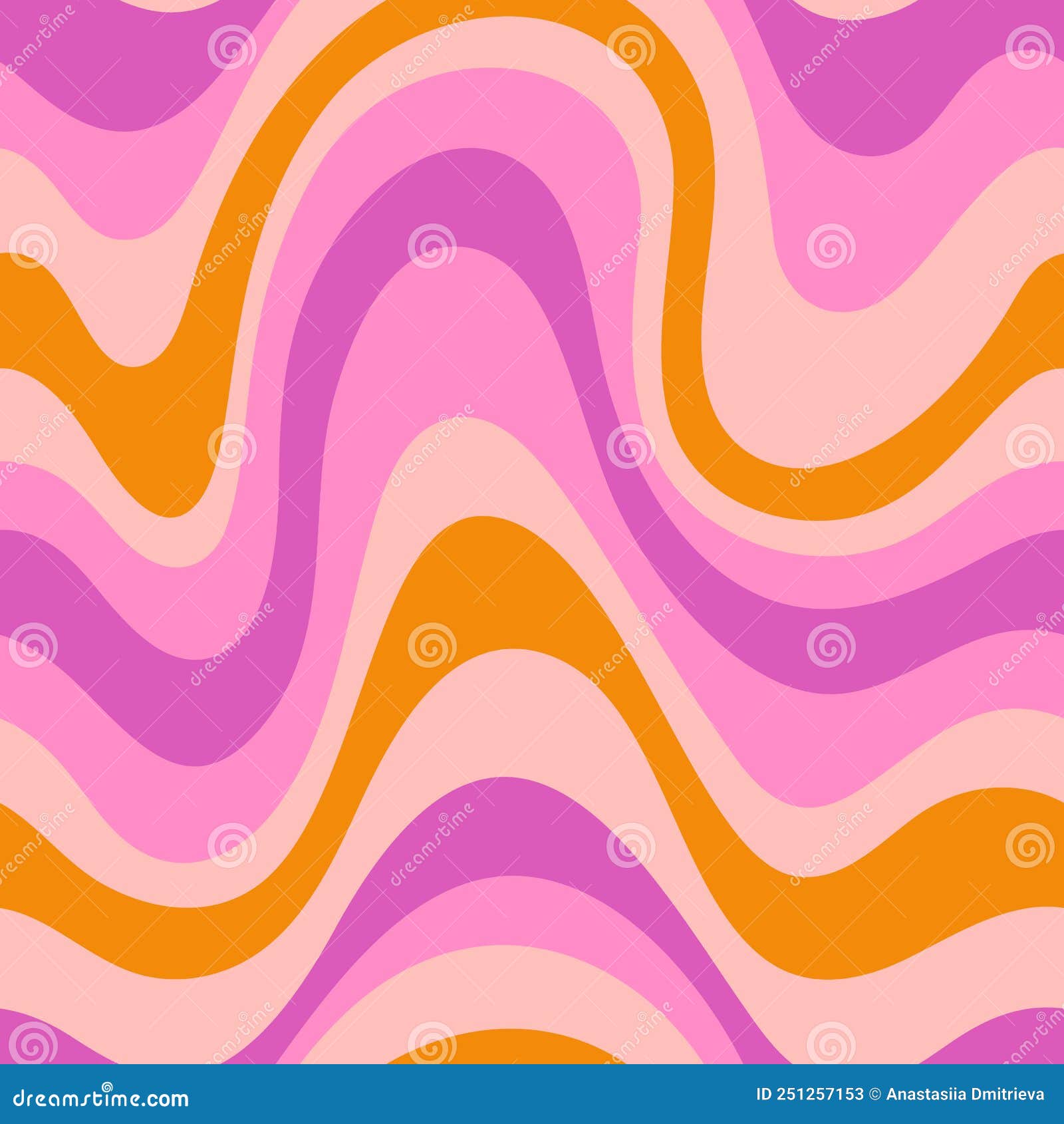 Psychedelic 1970s Rock Inspired Floating Blobs Royalty-Free Stock Image ...