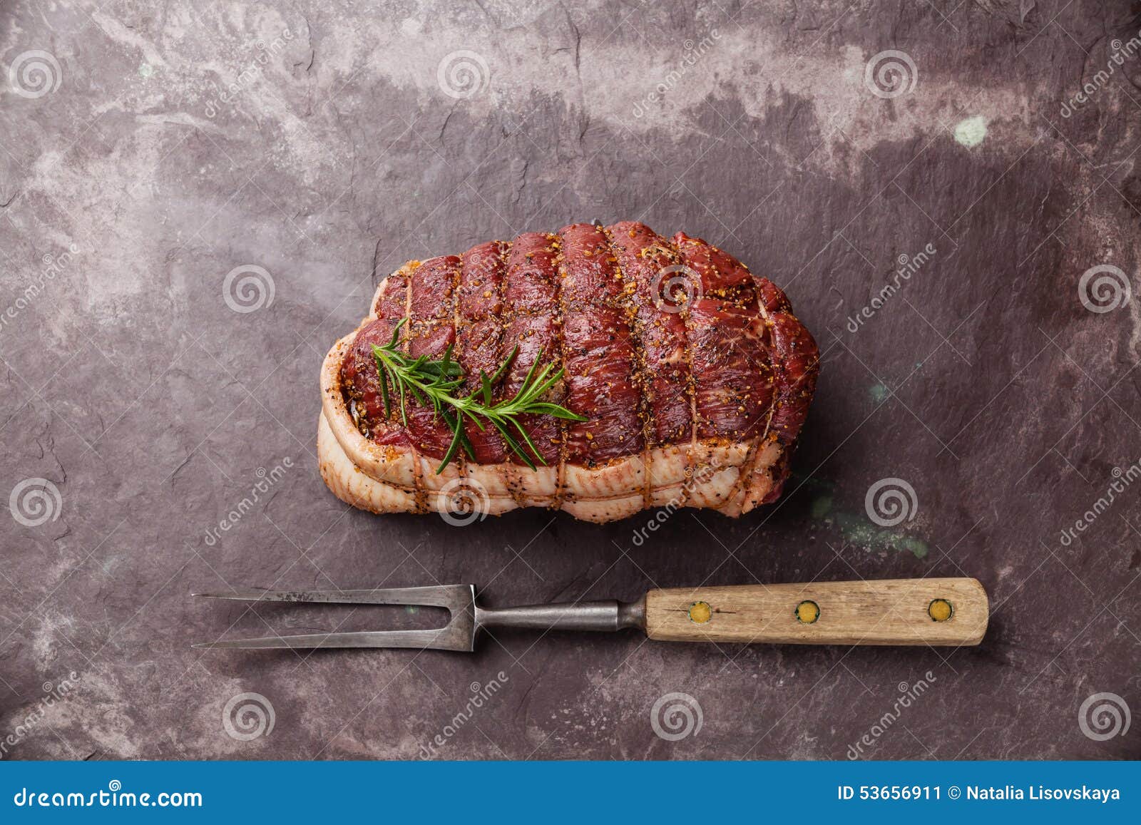 Groppa Cruda Dell'arrosto Di Manzo Immagine Stock - Immagine di fresco ...