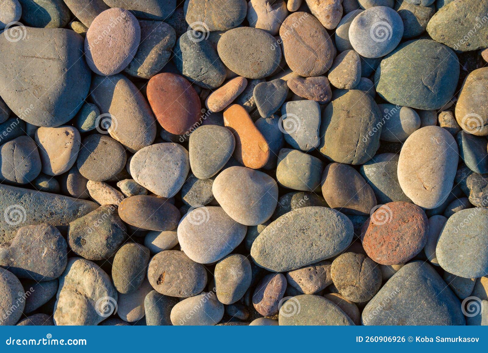 Gros Plan De Rochers De Plage Arrondis Et Polis Photo stock - Image du ...