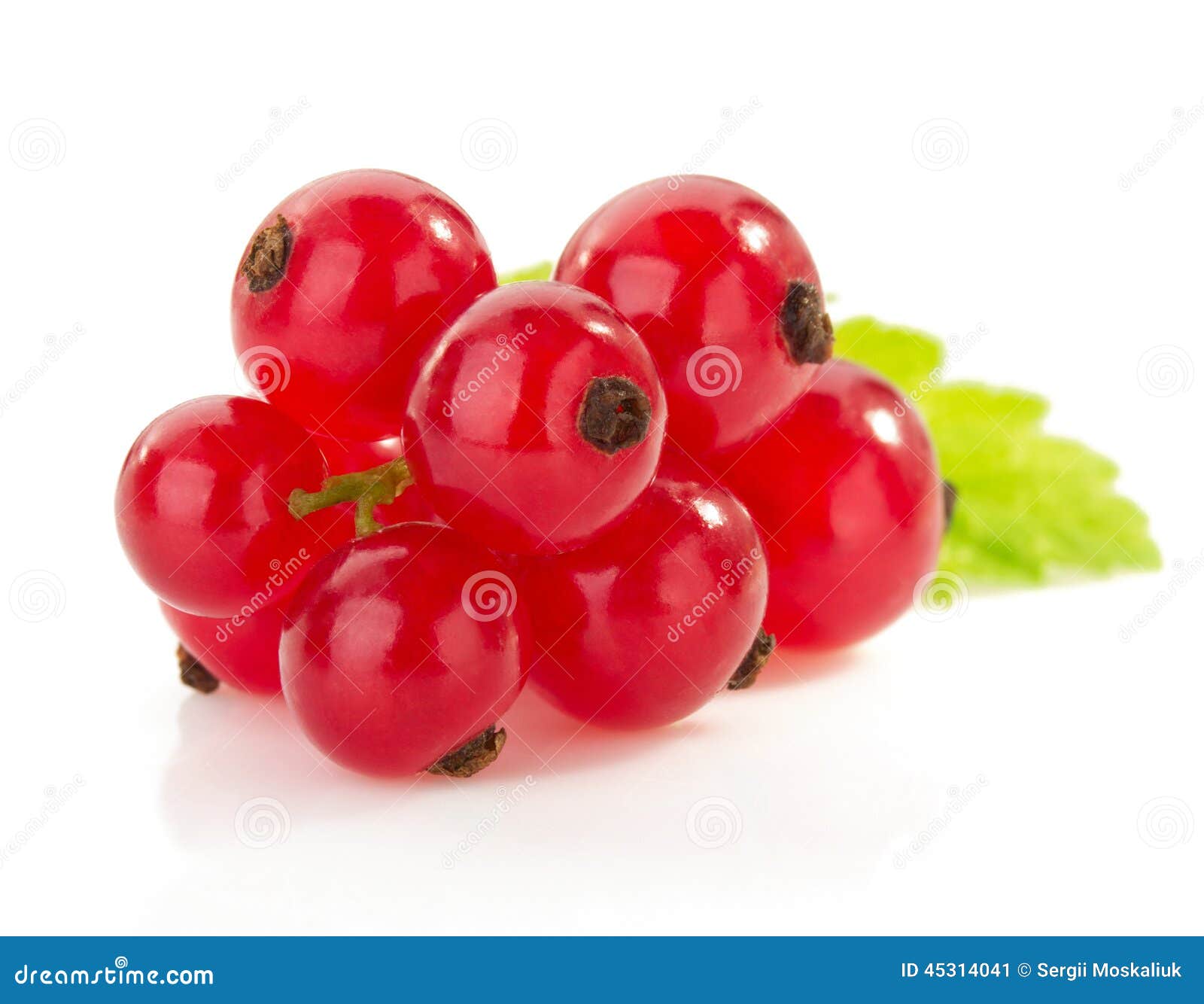 Groseilles Rouges Sur Le Blanc Image stock - Image du fruits, framboise ...