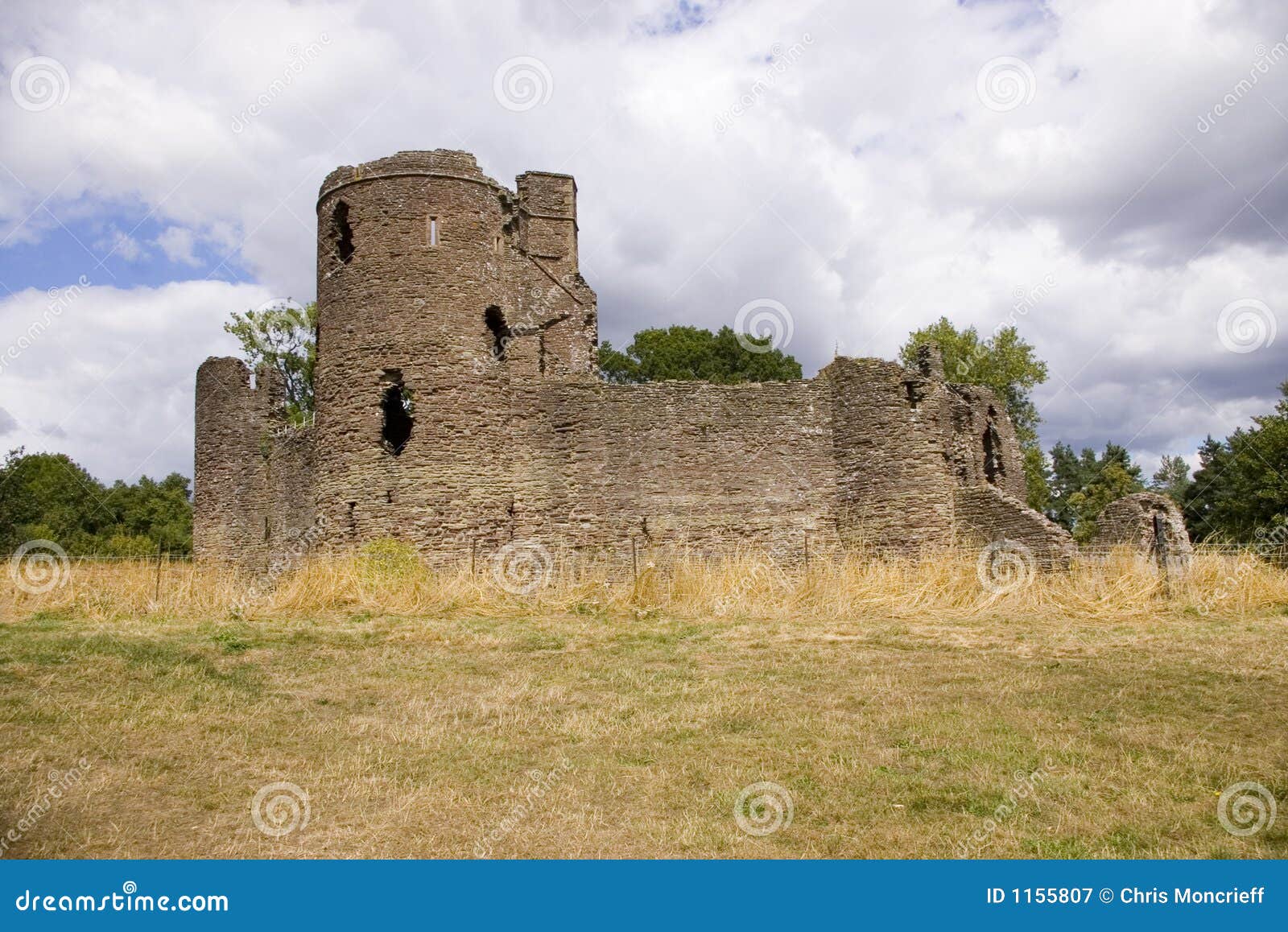 Grosmont Castle stock image. Image of building, fortresss - 1155807