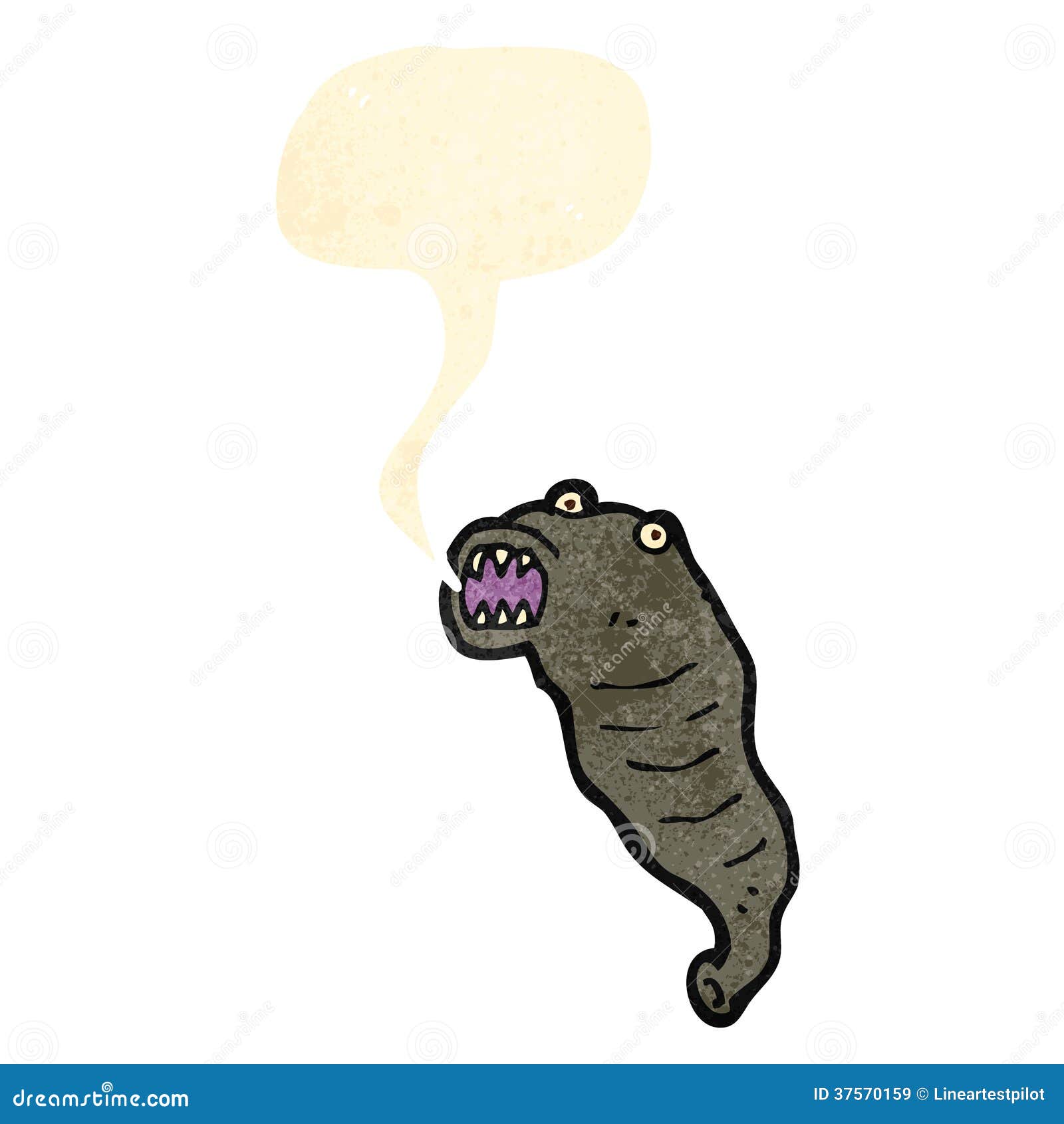 Gross cartoon leech stock vector. Illustration of symbol - 37570159