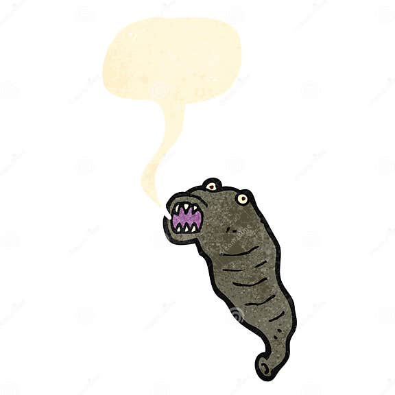 Gross cartoon leech stock vector. Illustration of symbol - 37570159