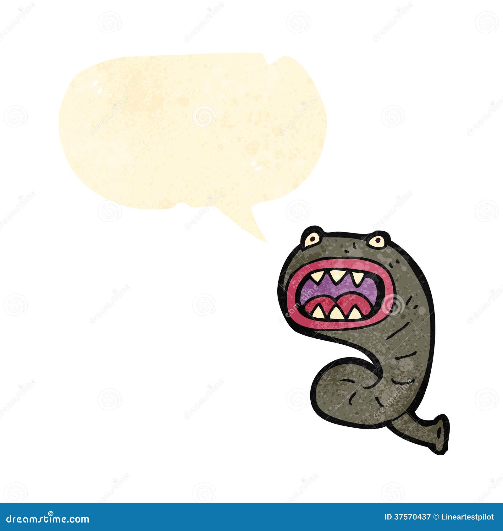 Gross cartoon leech stock vector. Illustration of traditional - 37570437