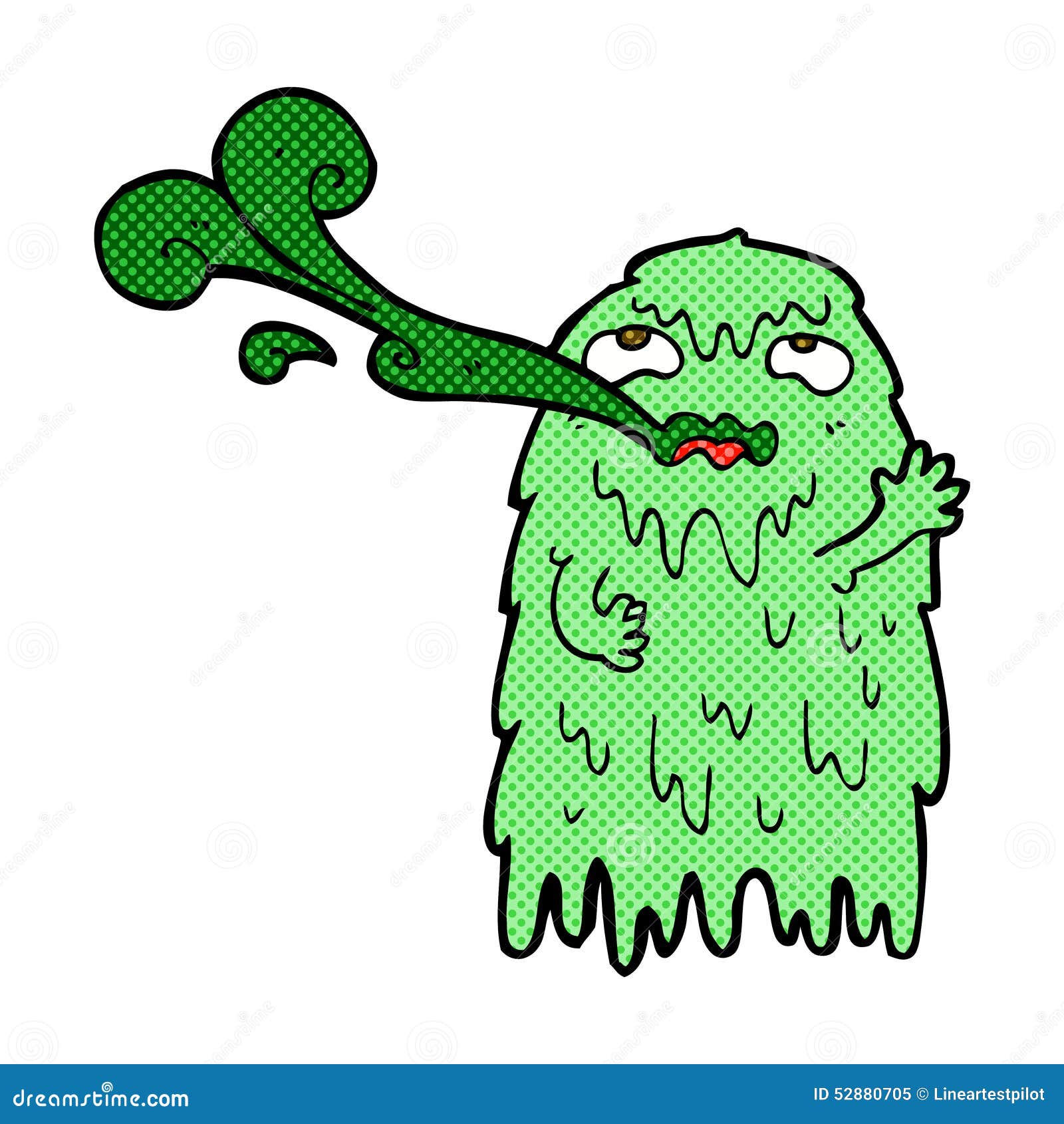 Gross Comic Cartoon Ghost Stock Image | CartoonDealer.com #52943527