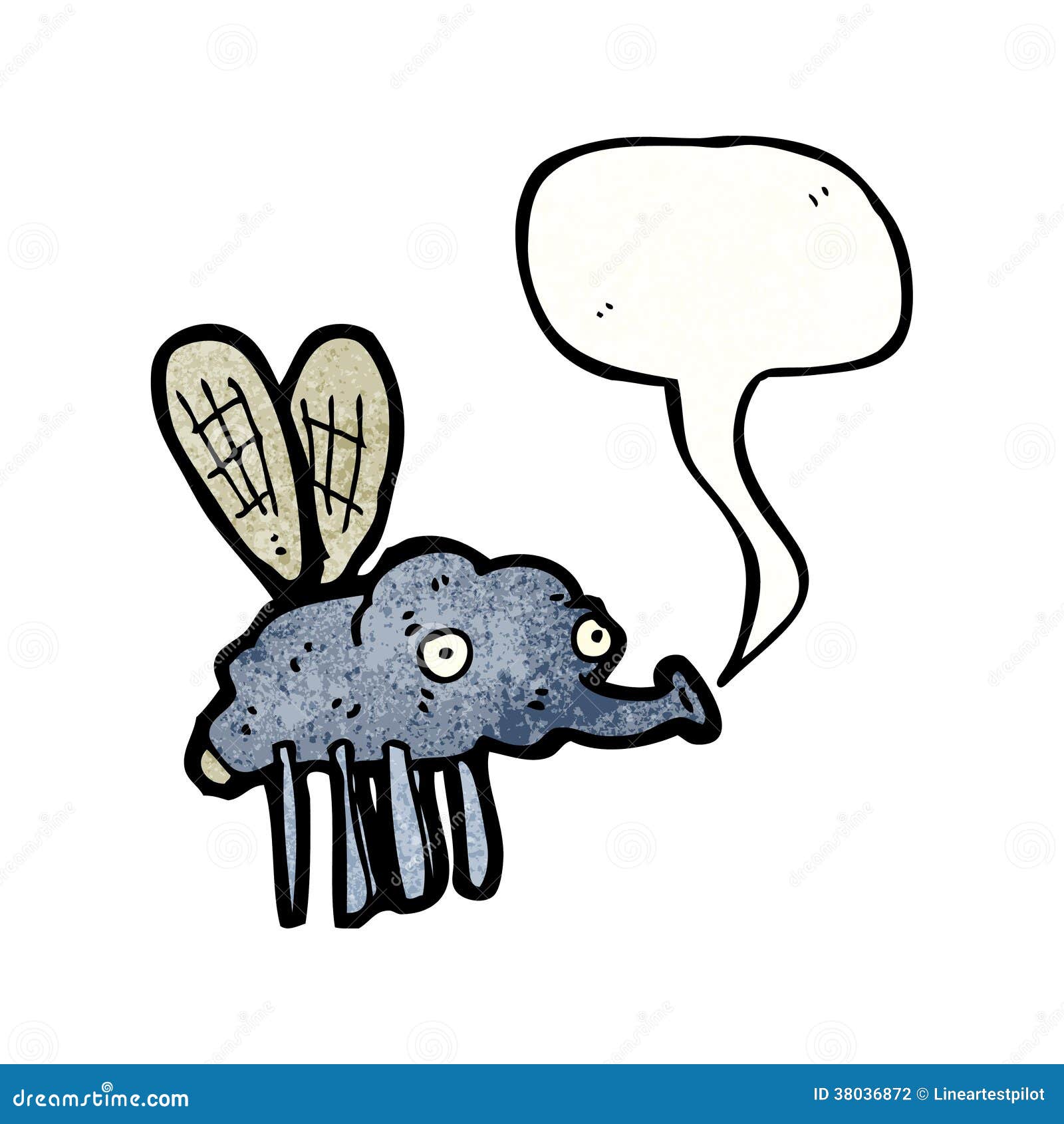 Gross fly cartoon stock vector. Illustration of drawing - 38036872