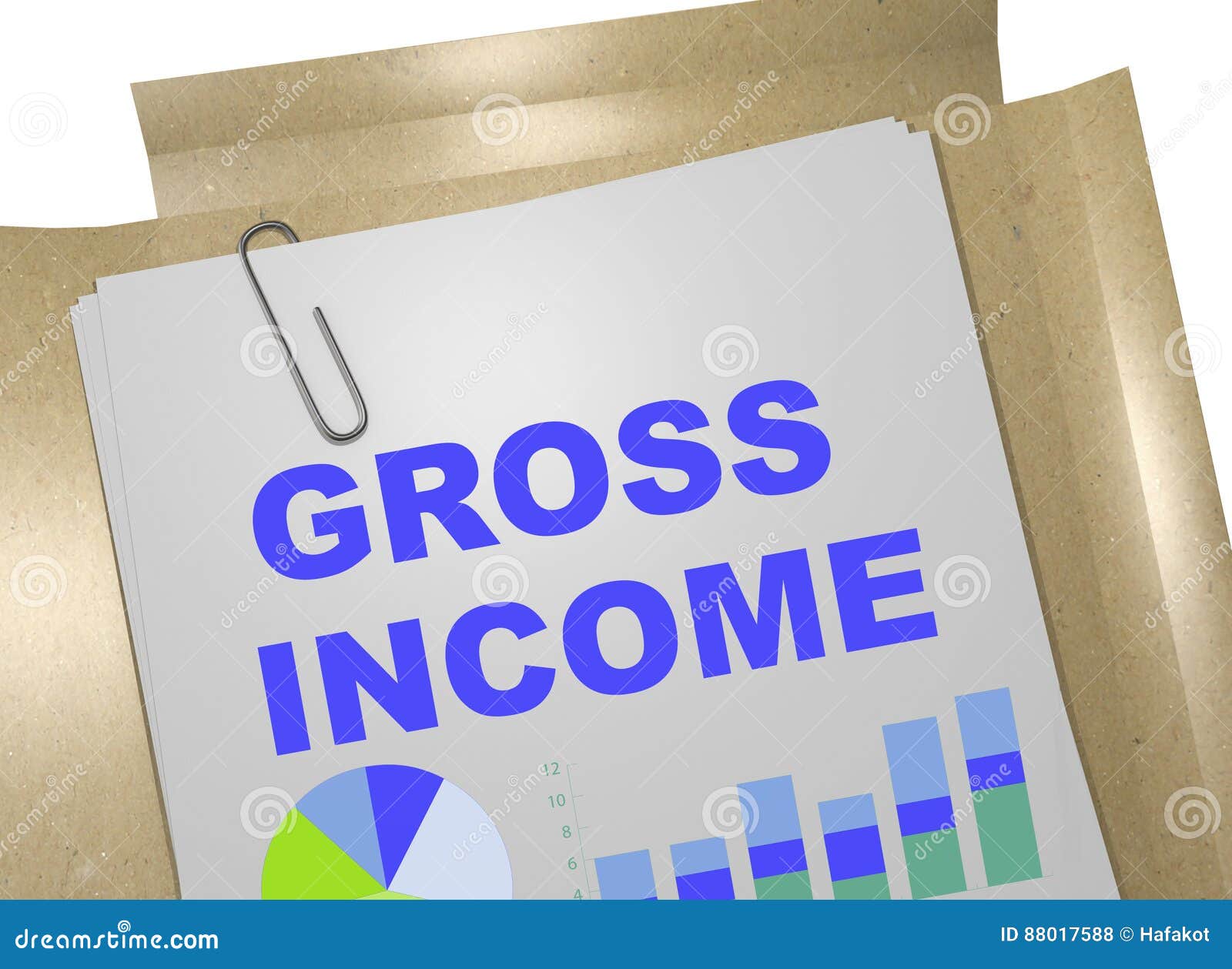 Gross Income - Business Concept Stock Illustration - Illustration of ...