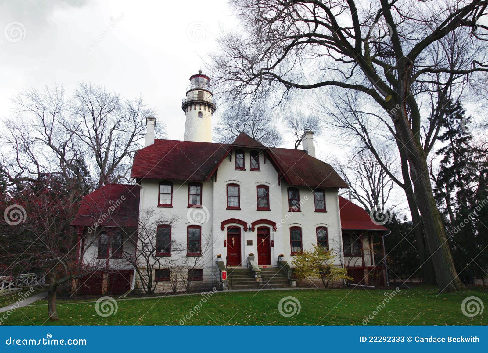 Gross Point Lighthouse stock image. Image of point, lighthouse - 22292333