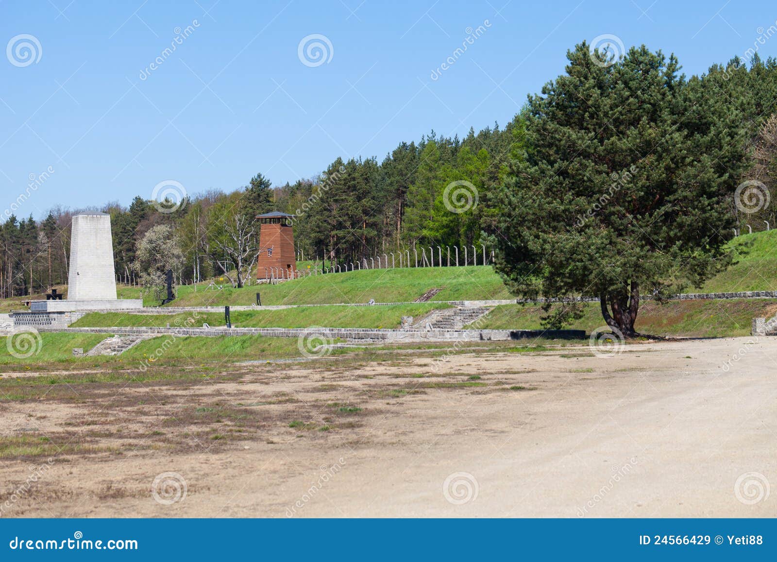 Gross-rosen Concencration Camp Editorial Stock Image - Image of field ...