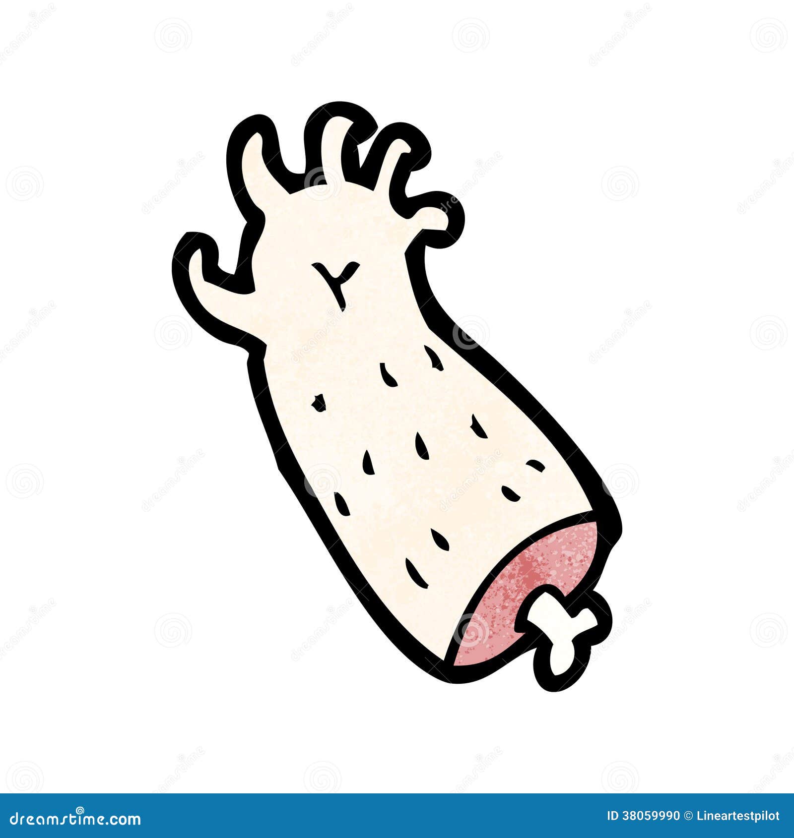 Gross severed arm cartoon stock vector. Illustration of drawn - 38059990