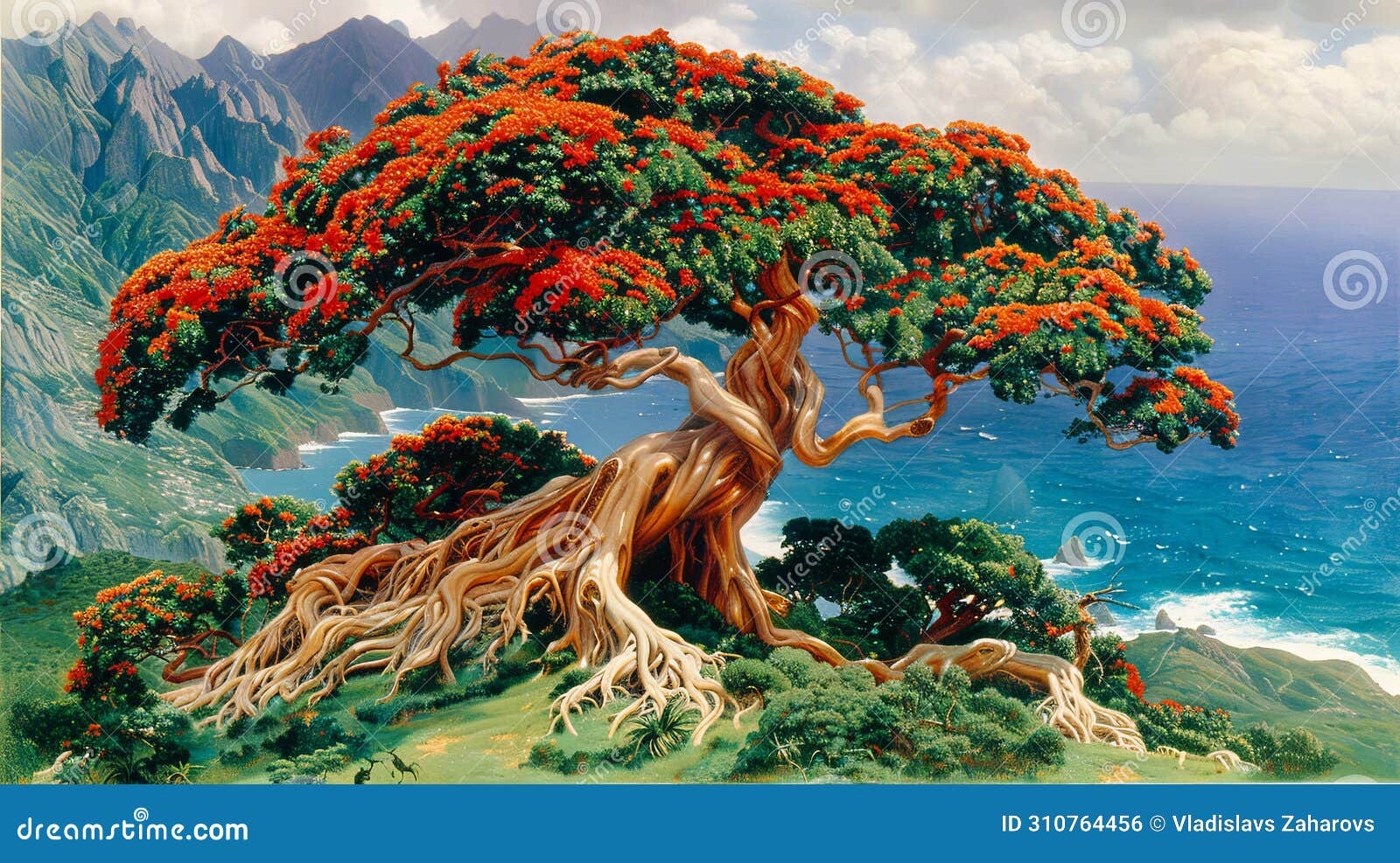 The Gross Texture of the Tree Gives it a Feeling of Natural Strength ...