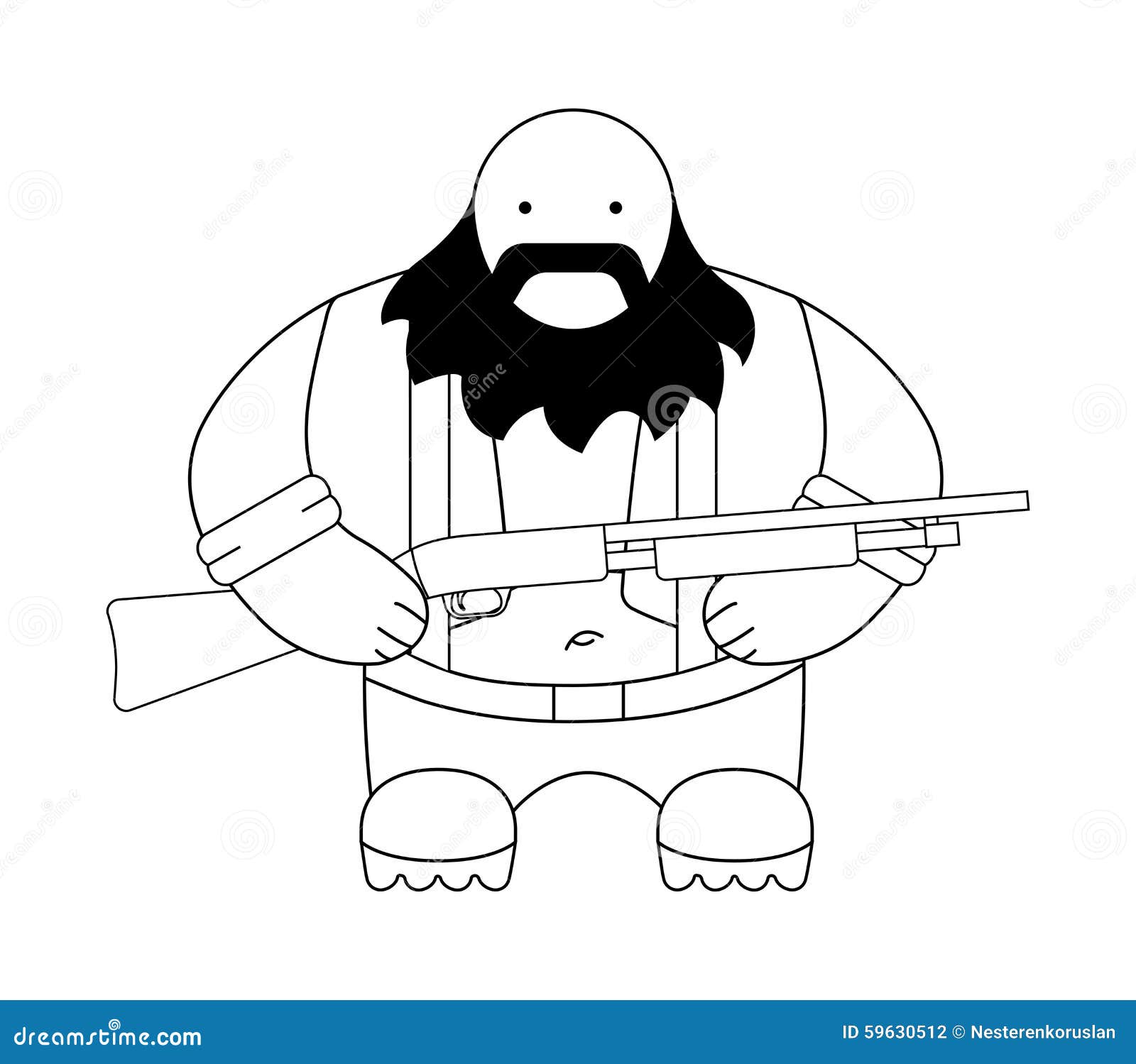 Grosse Illustration De Plouc Forme Illustration de Vecteur ...