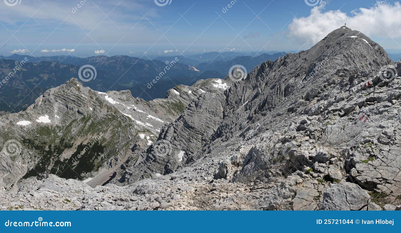 Grosser Priel Mountain , Totes Gebirge , Austria Stock Photo - Image of ...