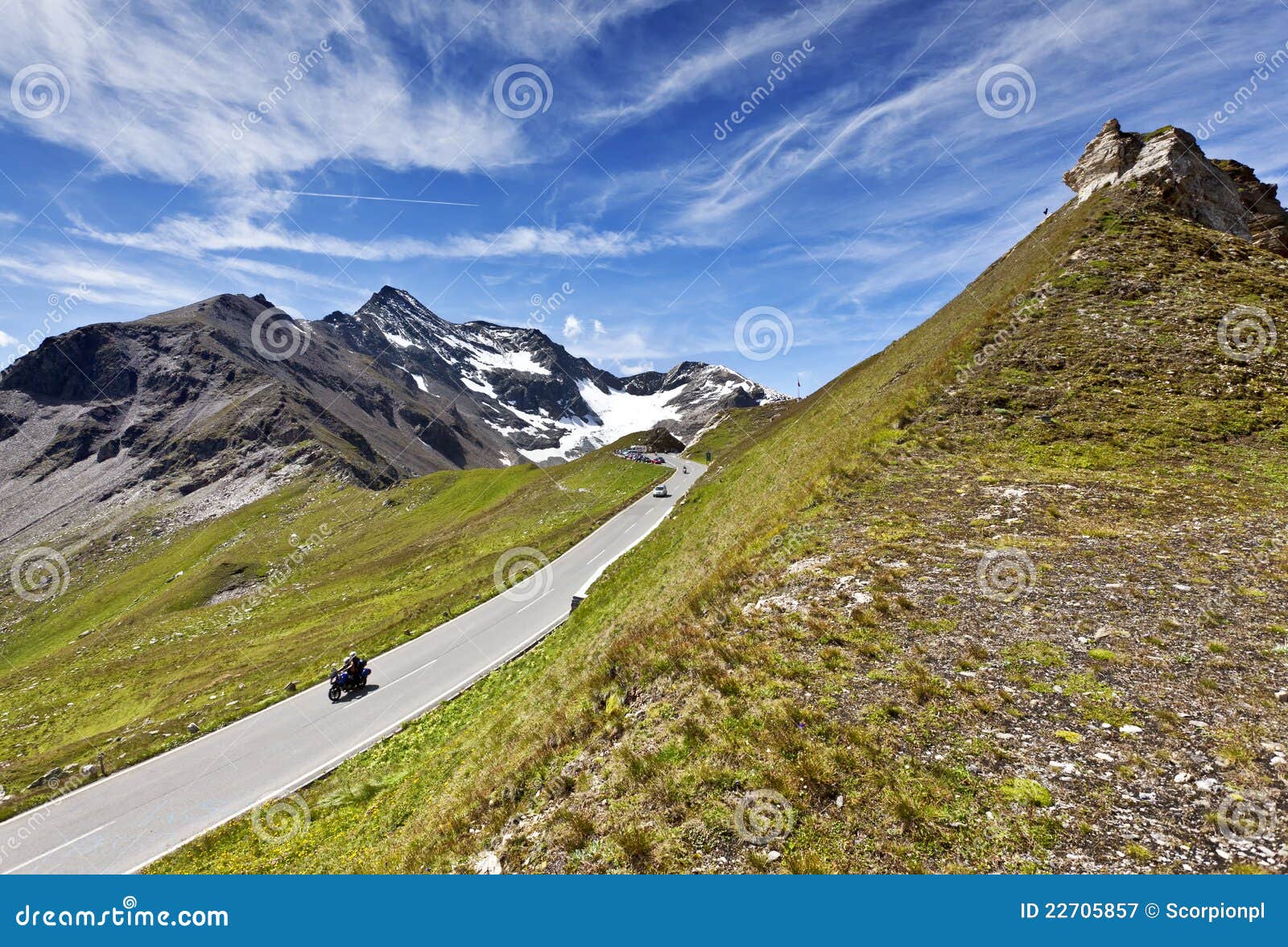Grossglockner High Alpine Road Stock Image - Image of freedom, high ...